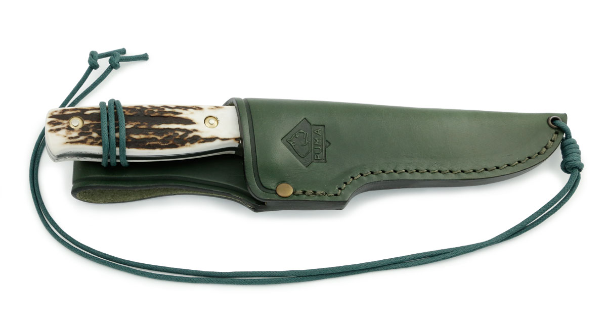 Puma Merlin K (Hunting Motif Deep Etched) Stag Handle German Made ...